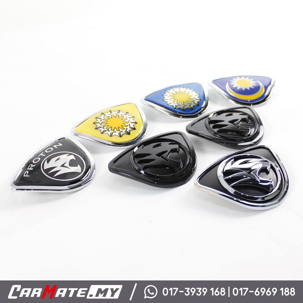 Proton Grill Logo Emblem Proton Wira Satria Putra Moon Star UK Spec ...