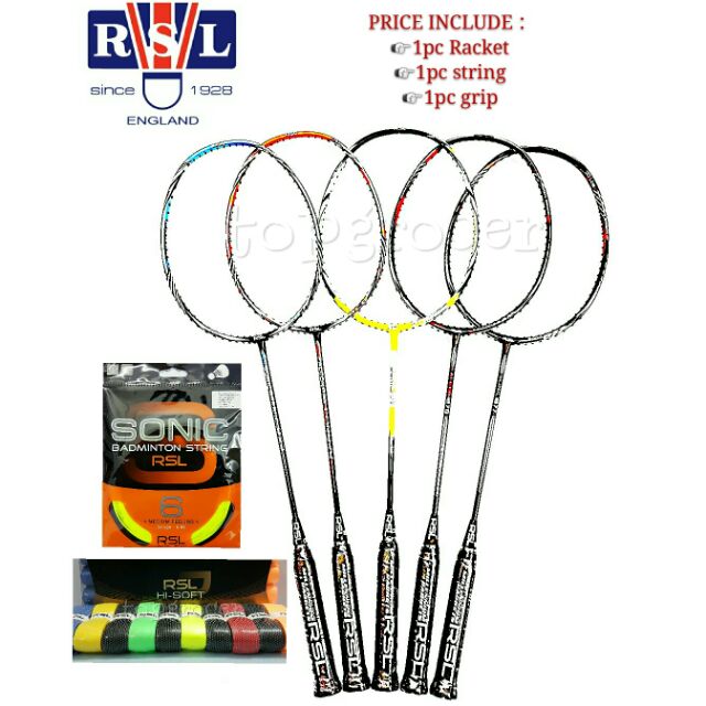 RSL Racket Badminton (Unstrung) | Shopee Malaysia