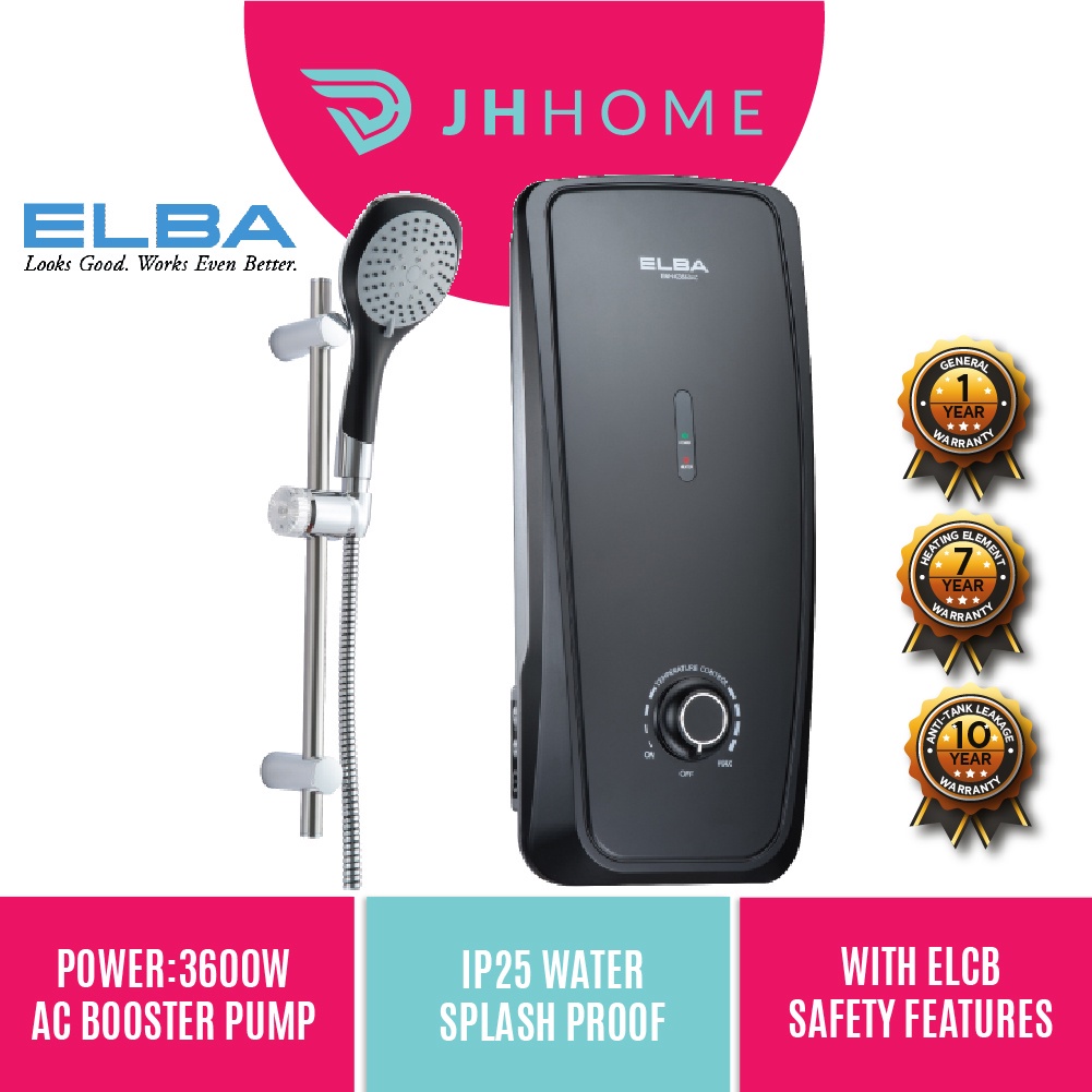 Elba Instant Water Heater EWH-G3663AC(MB)/EWH-G3663AC(SW) | Shopee Malaysia