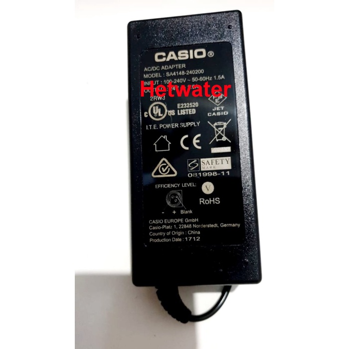 Original Casio MZX 300 MZX 500 Digital Piano Keyboard Adapter | Shopee ...