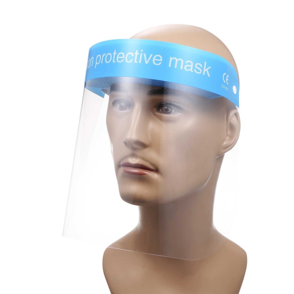 Protective Face Shield Spitting Isolation Dust-proof Fog-proof Shield ...