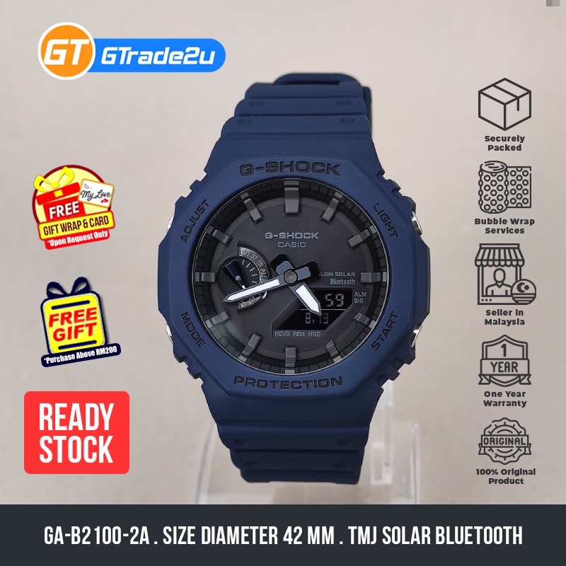 Original G Shock GA-B2100-2A Digital Tmj Solar Bluetooth Watch Blue ...