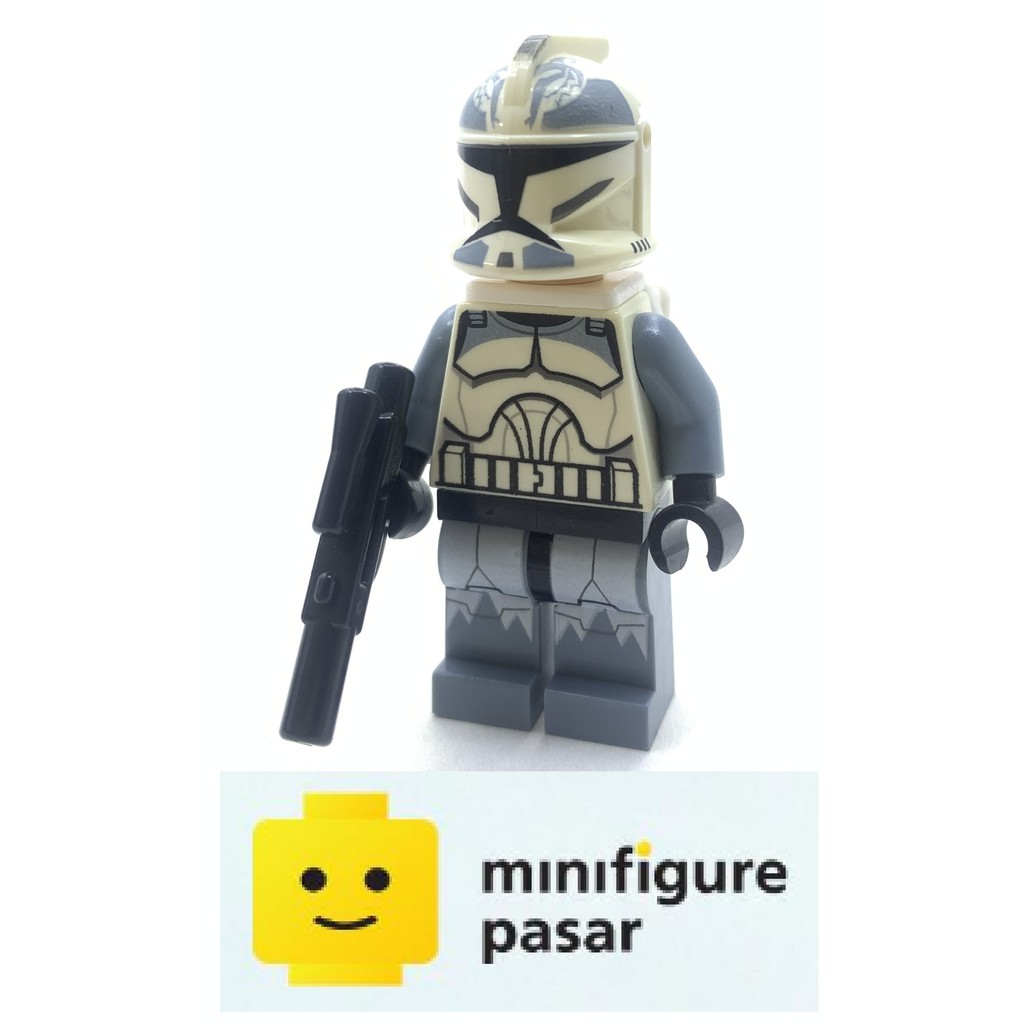 sw331 Lego Star Wars 7964 - Wolfpack Clone Trooper Minifigure w Blaster ...