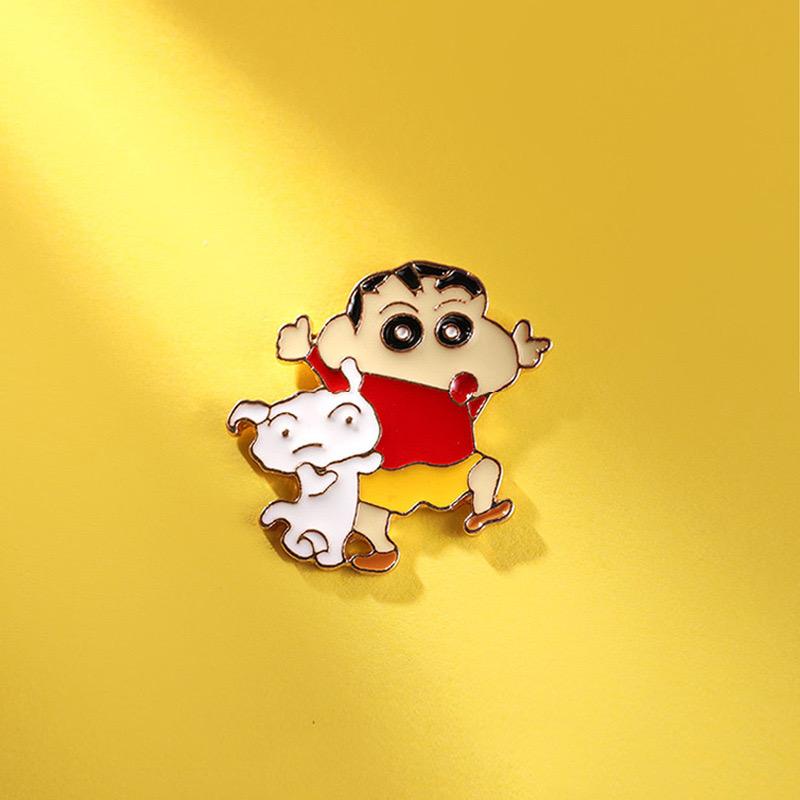 SHINCHAN Brooch Badge Enamel Pin | Cartoon Anime Characters | SHINCHAN ...