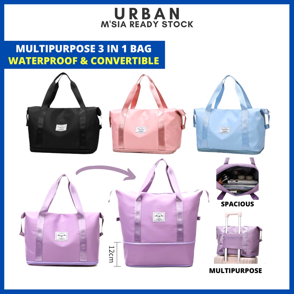 Beg Travel Bag Waterproof Baby Gym Duffle Hospital Maternity Bersalin ...