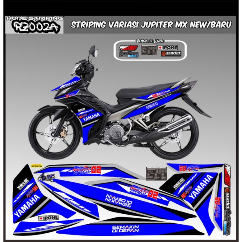 Yamaha jupiter mx 135 new Graphic striping decal Sticker | Shopee Malaysia