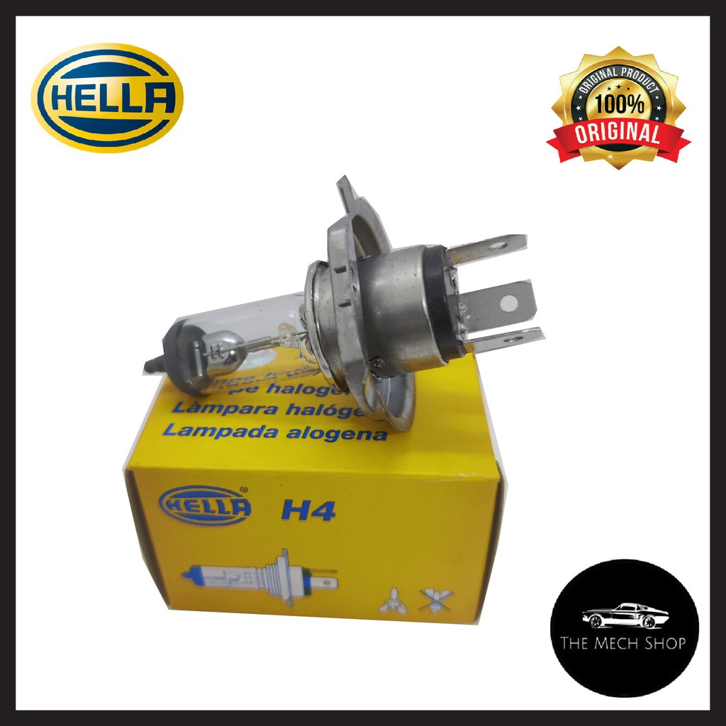 (100% Original) Hella Germany H4 12V 130/90W P43t/38 Headlamp Headlight ...