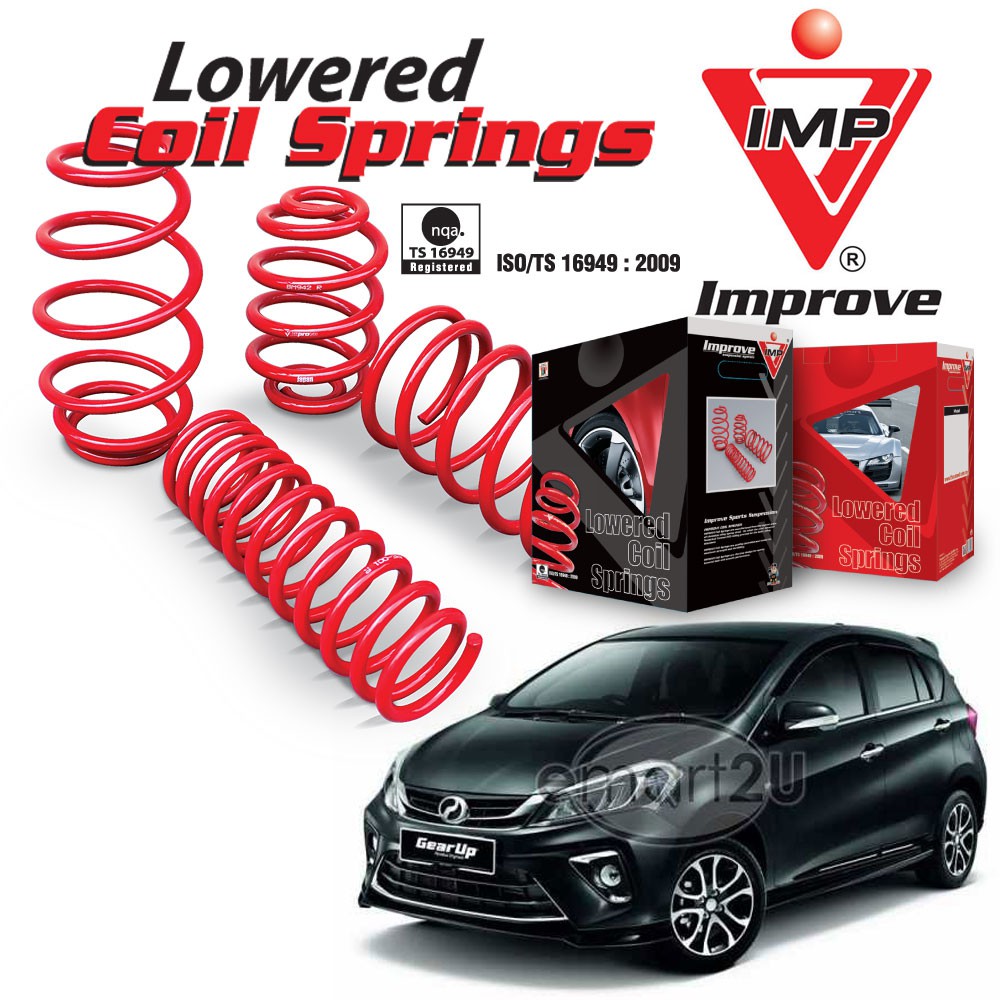 Perodua Myvi Vvti 17up IMP Lowered Sport Spring | Shopee Malaysia