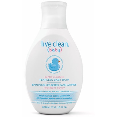Live Clean Baby Gentle Moisture Tearless Baby Bath (300ml) | Shopee ...