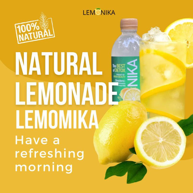 NATURAL LEMONADE LEMONIKA🍋🍋🍋 | Shopee Malaysia