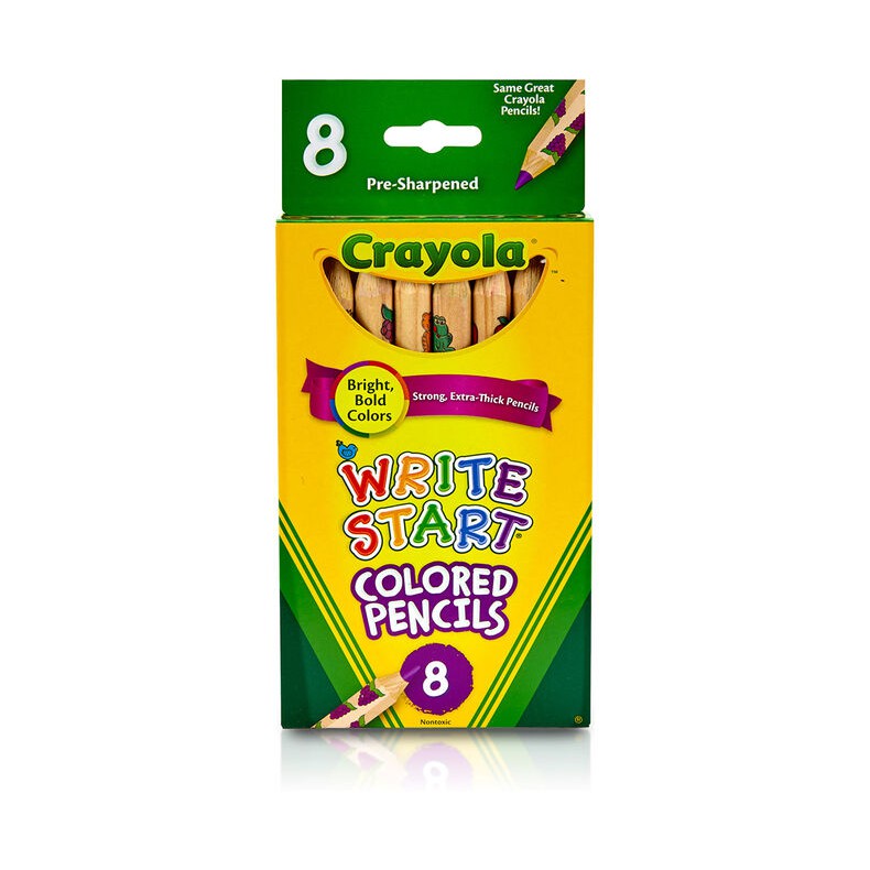 Crayola 8 Write Start Colored Pencils | Shopee Malaysia
