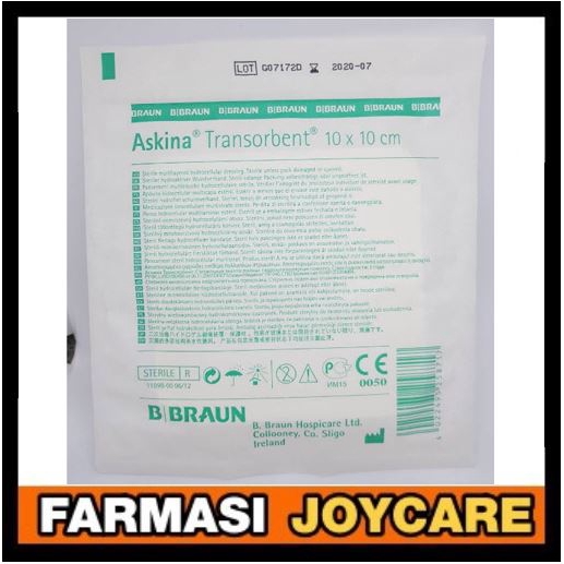 B. Braun Askina Transorbent 10cm x 10cm / 20cm x 20cm (Foam Dressing ...