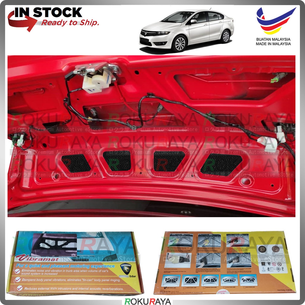 [REAR TRUNK] Proton Preve Car Heat Sound Vibration Proof Bonnet ...