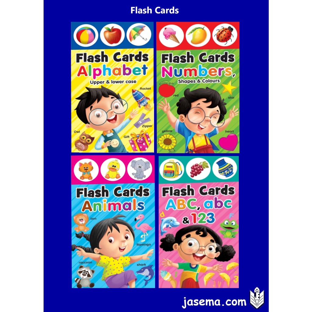 Flash Cards ABC | abc | 123 | Animal for Chihdrens | Shopee Malaysia