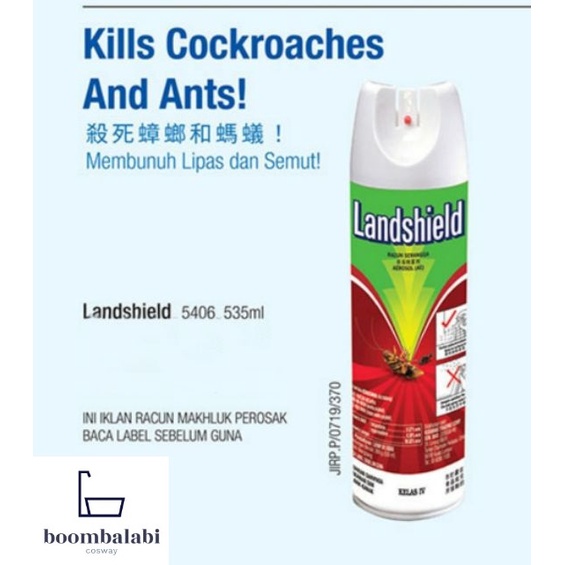 Cosway Landshield Insecticide Aerosol / Kills Cockroach Instantly! | Shopee Malaysia