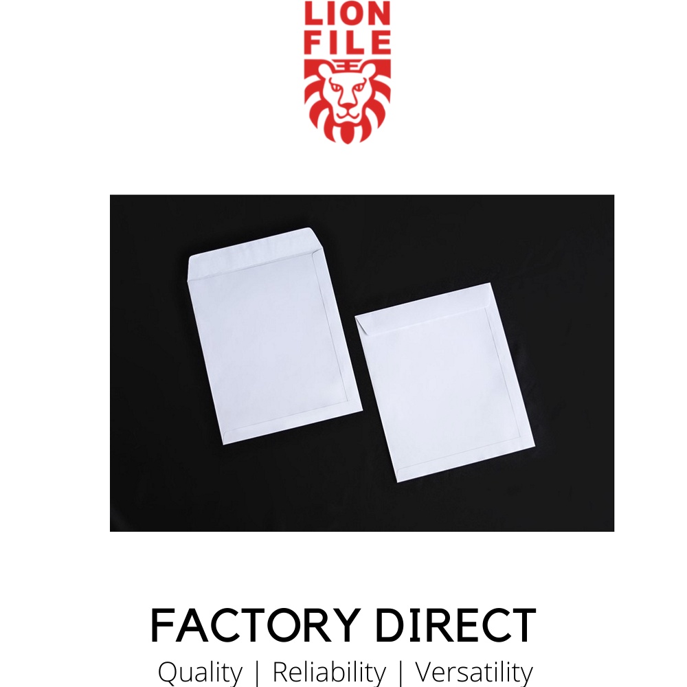 100gsm White Envelope-Various Size (50pcs/pack) | Shopee Malaysia