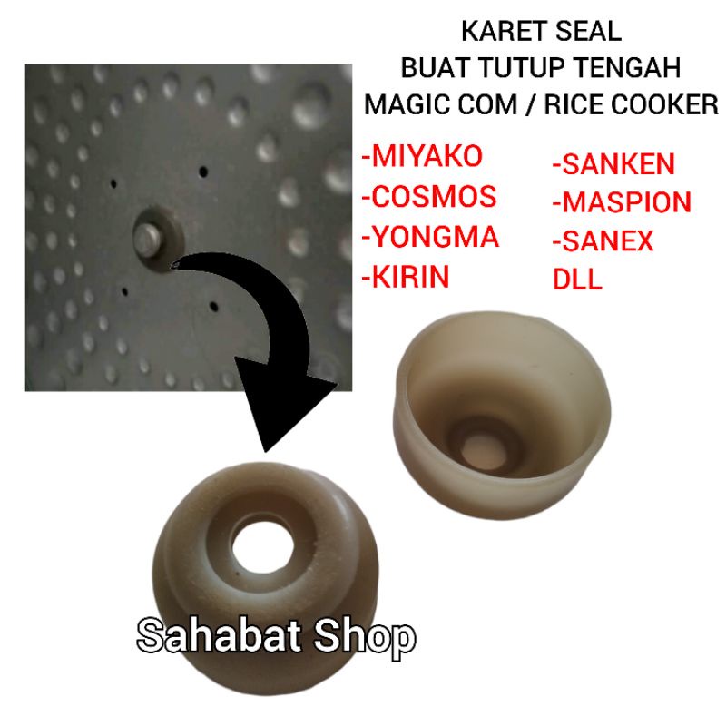 Rubber SEAL FOR MIDDLE LID MAGIC COM / RICE COOKER MIYAKO ETC | Shopee ...