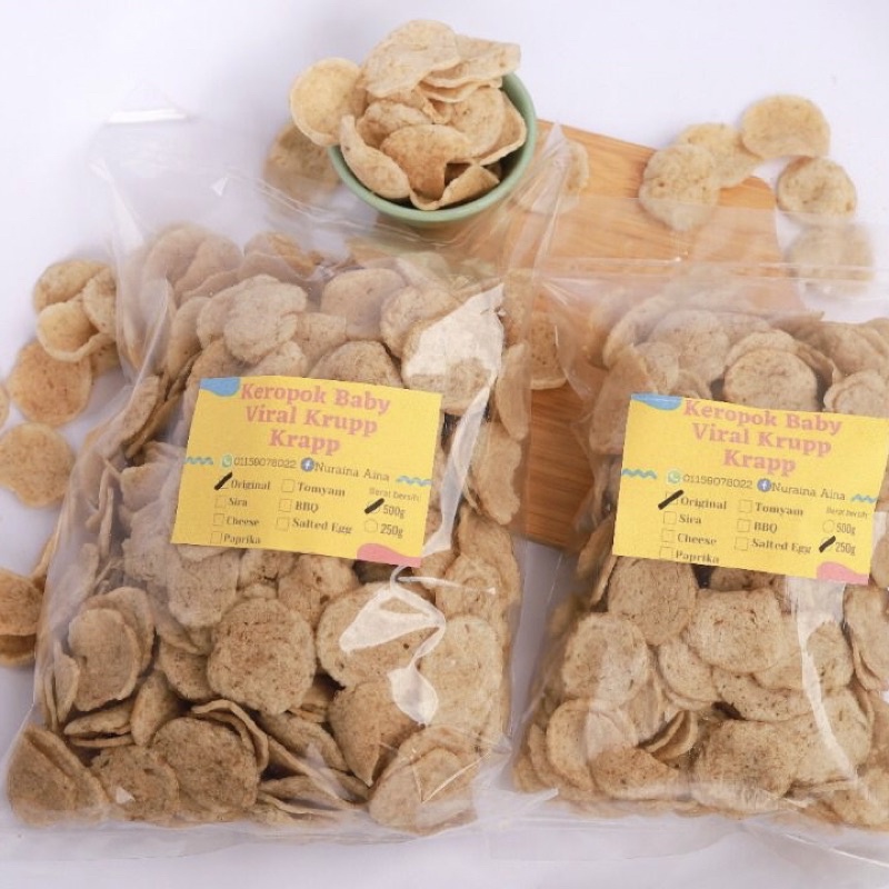 Keropok Baby Segera krupp krapp harga borong 10pack keatas 500g RM11 ...