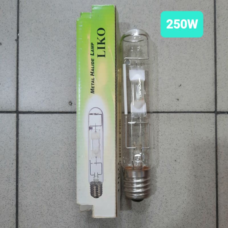 *READY STOCK* LIKO 250W 400W E40 METAL HALIDE TUBE DAYLIGHT | Shopee ...