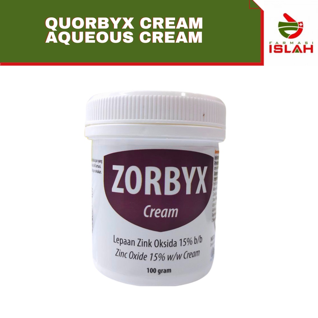 ZORBYX CREAM (ZINC OXIDE CREAM) | Shopee Malaysia