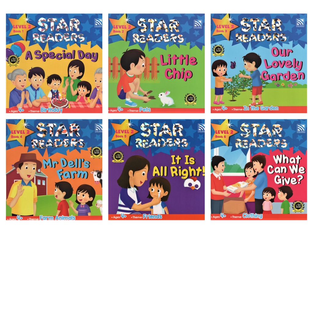 STAR READERS LEVEL 2 FOR AGE 4+ ( STORYBOOK FOR KIDS ) | Shopee Malaysia