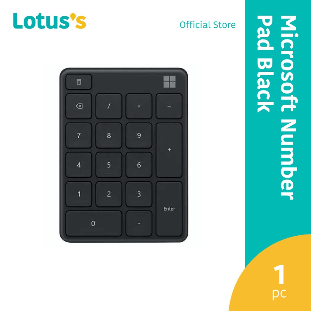 Microsoft Number Pad Black - 23O-00005 | Shopee Malaysia