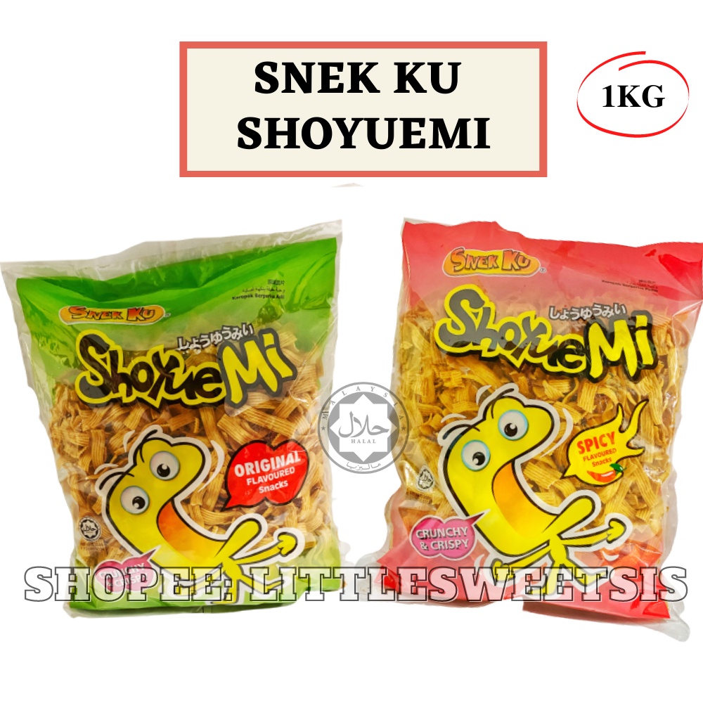 [1KG] SNEK KU SHOYUMIE ORIGINAL/ SPICY (HALAL) | Shopee Malaysia