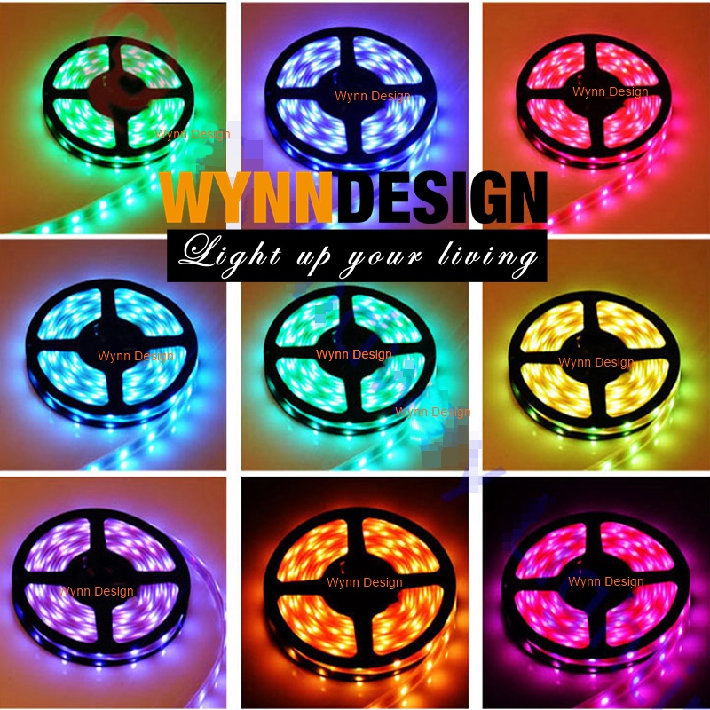 Wynn Design 5 meter LED Strip Light 5050 IP20 with Accessories Driver ...