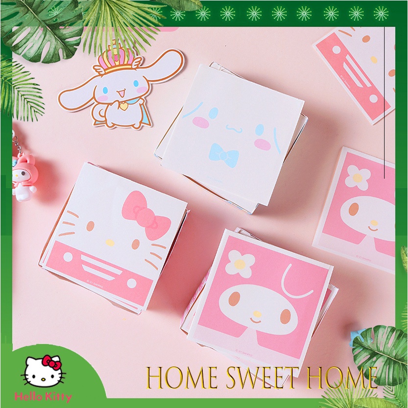 Hello Kitty Write Sticky Notes Box of Notes Lovely Paper Brick Note ...
