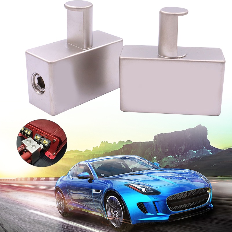 Car Audio High Power 1 0 Pair Of Dual 1 0 Gauge To 1 0 Gauge Amp Input Reducers Shopee Malaysia