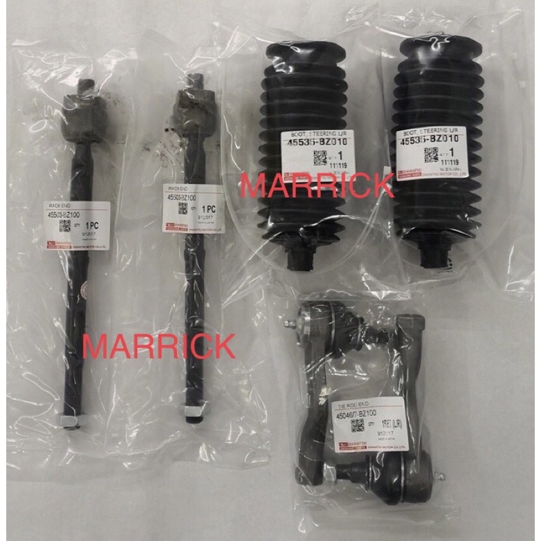 Perodua Alza 1.5 rack end tie rod end steering cover Daihatsu | Shopee ...