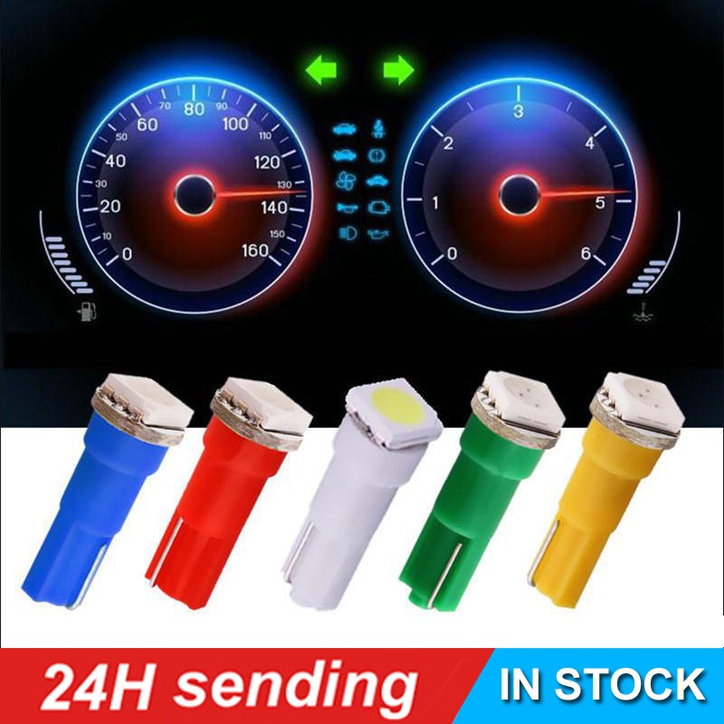 [Ready Stock] 1pcs Lampu Kereta Mentol Led Kereta T5 Led Bulb 1SMD Led ...