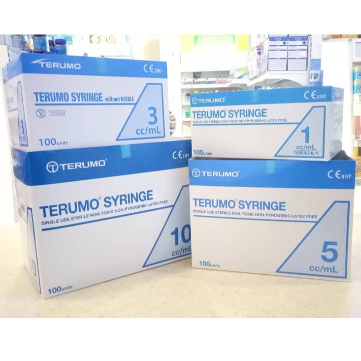 TERUMO SYRINGE WITHOUT NEEDLE BOX 1ML/3ML/5ML/10ML/20ML/30ML/50ML | Shopee Malaysia