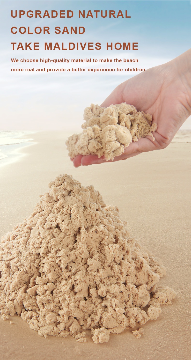 Mideer Magic Sand Play Set 2 Kg Sand With 25 Accessories, Sandplay ...