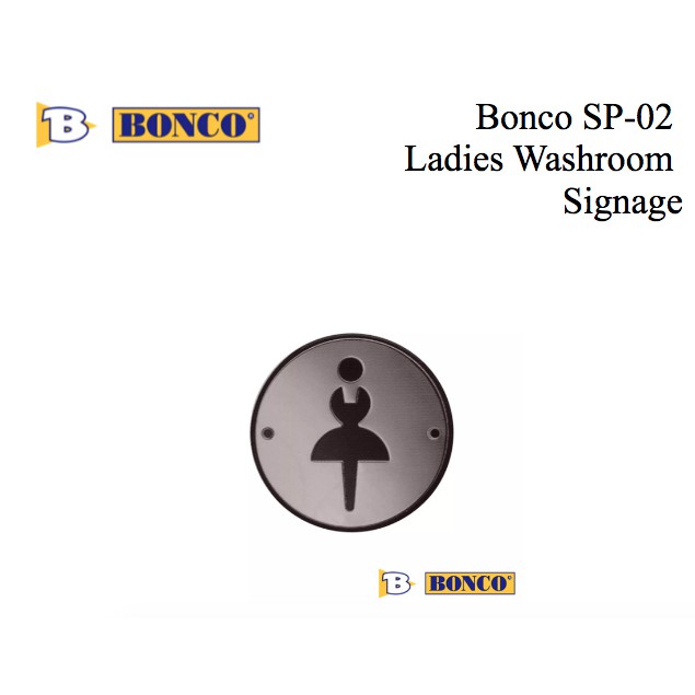 Bonco SP02 Ladies Washroom Signage - Dextrous Enterprise Sdn Bhd ...