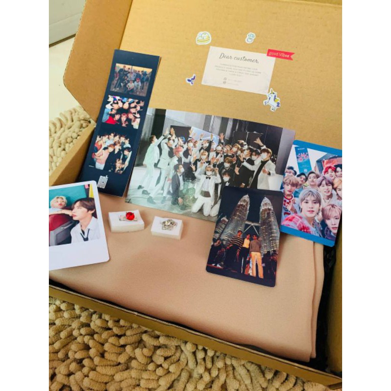 gift box shawl chiffon bts skz txt nct enhypen treasure (set d ...