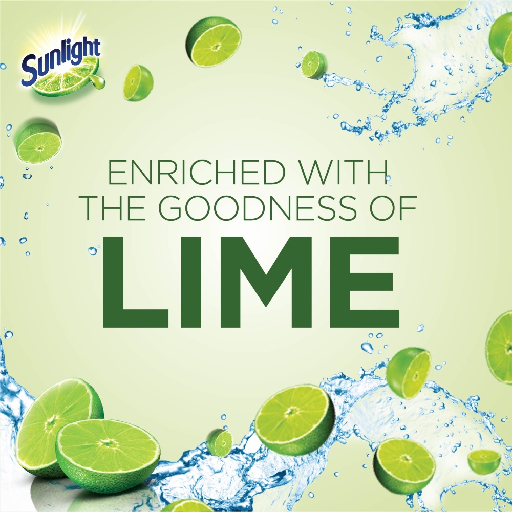 Sunlight Lime 100 With Real Lime Extracts Dishwashing Liquid 800ml ...