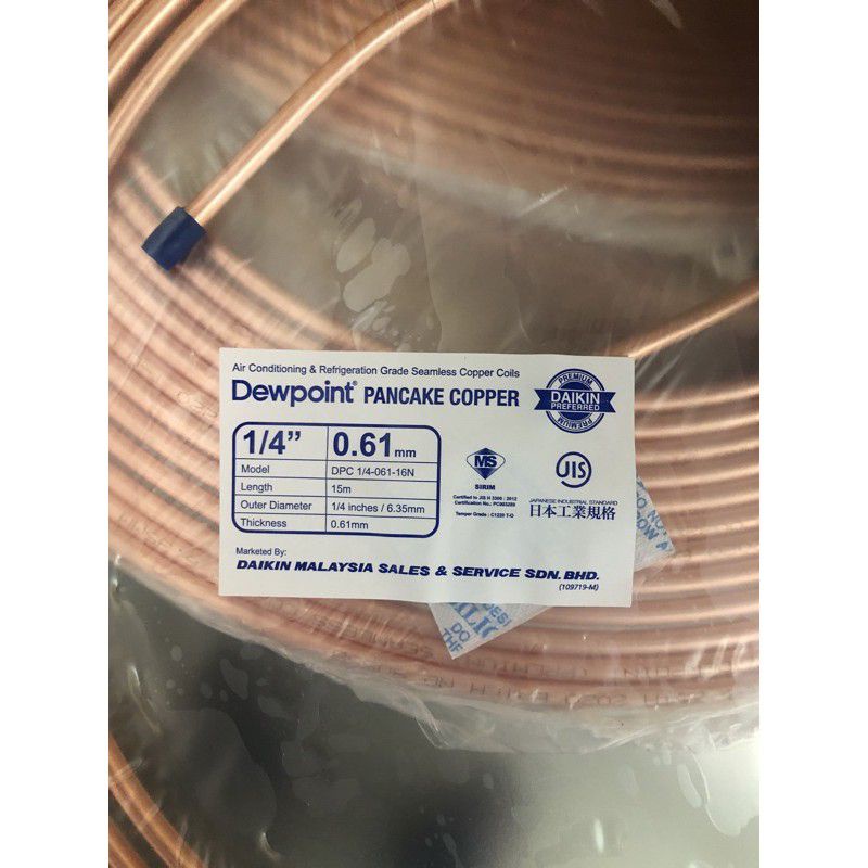 ORIGINAL DAIKIN DEWPOINT COPPER PANCAKES | Shopee Malaysia
