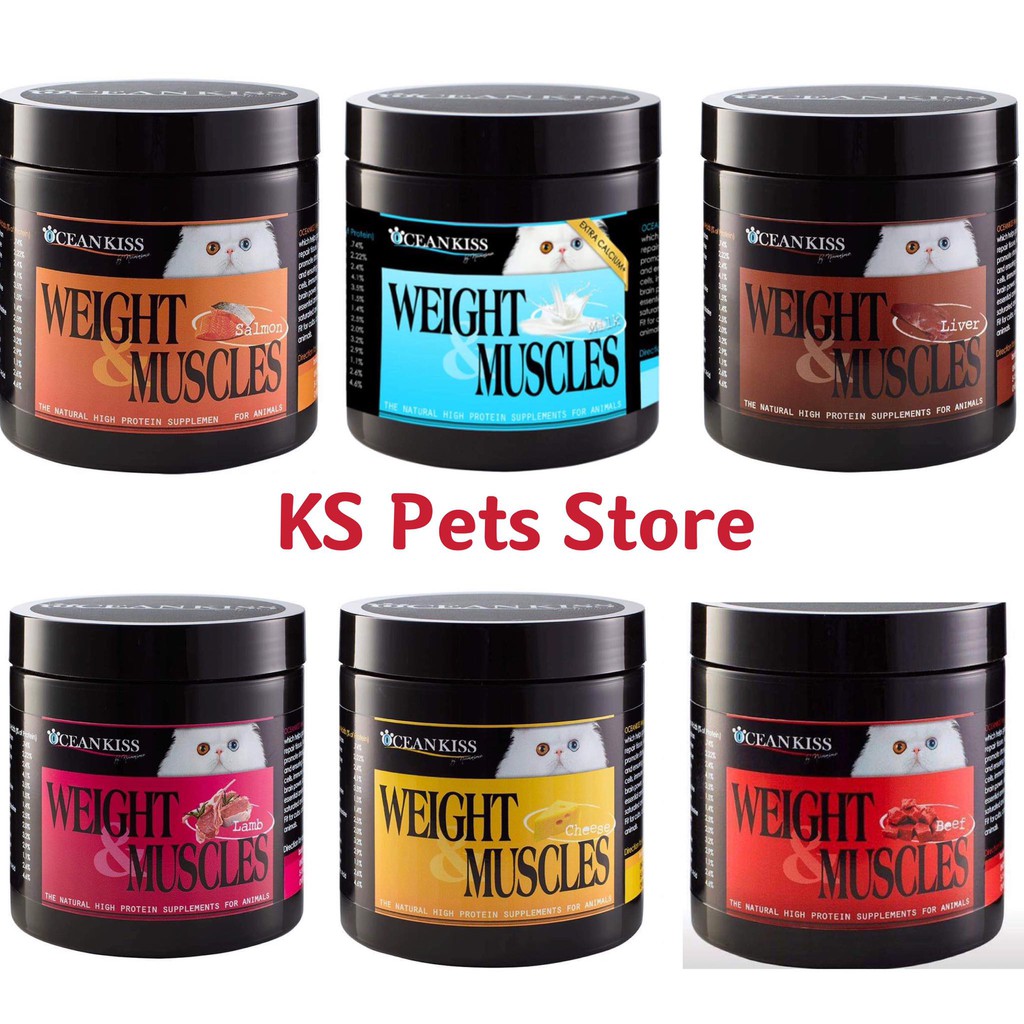 OceanKiss Weight & Muscles Cat Supplement 120g （Exp 05/2025） | Shopee ...