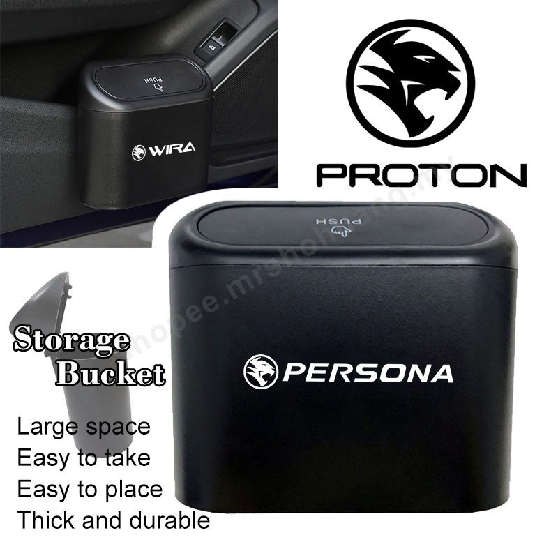 Proton Car Trash Bin For Proton Wira Persona X50 Saga Waja X70 Iriz ...