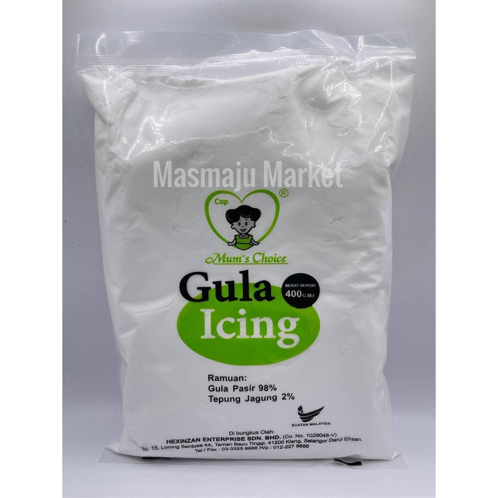 Gula Icing & Icing Sugar Mums Choice / 糖粉 400G Ready Stock 💥 | Shopee ...