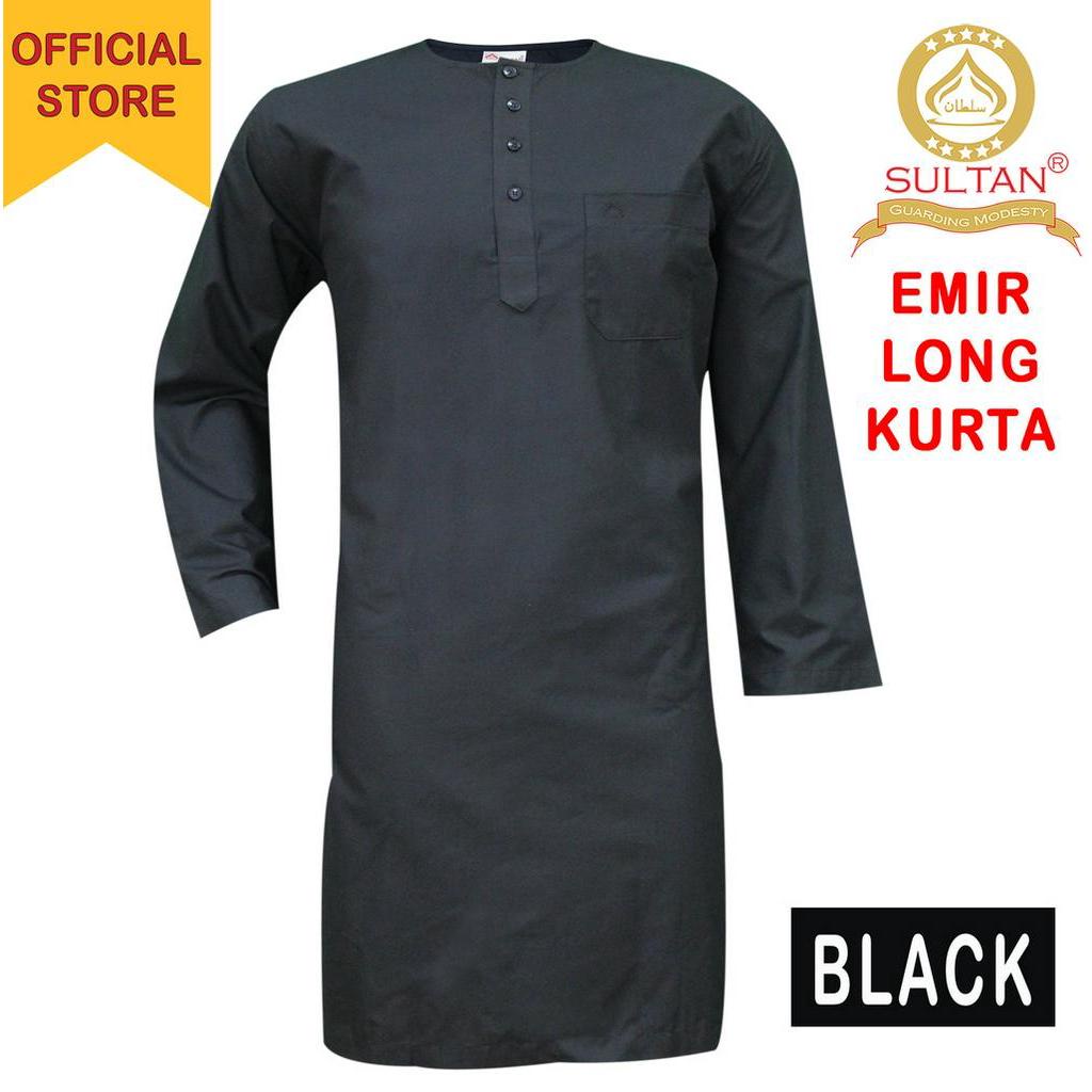 SULTAN LONG KURTA - EMIR - ROUND NECK FULL SLEEVES | Shopee Malaysia