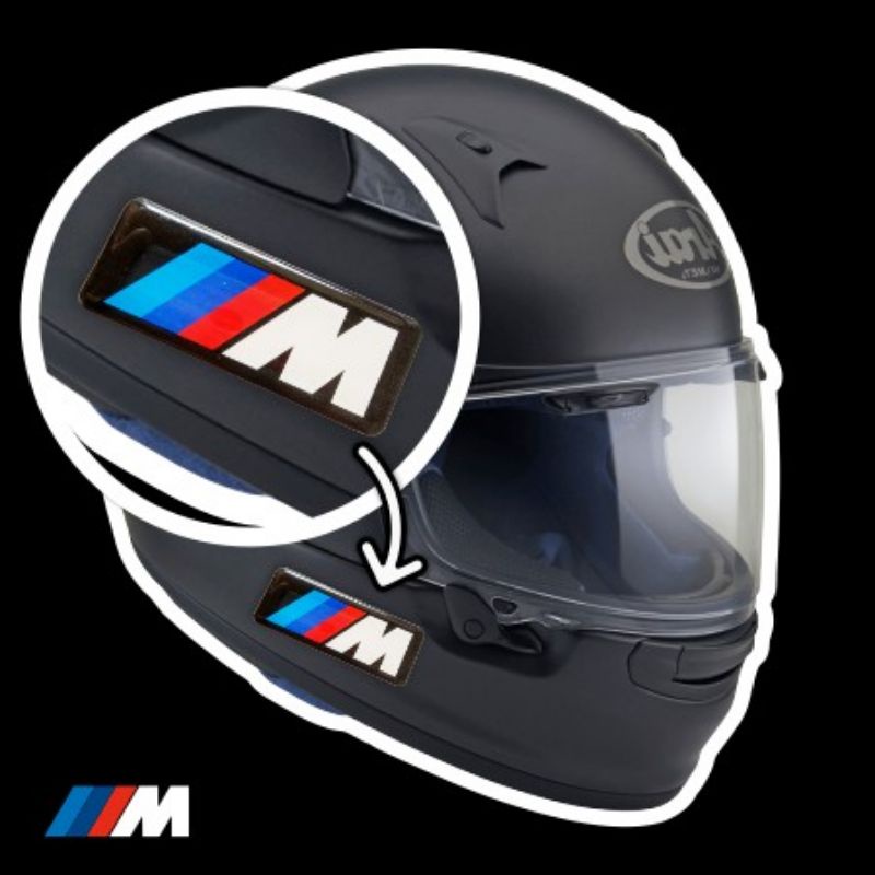 Bmw M LOGO embossed EMBLEM FOR HELMET | Shopee Malaysia