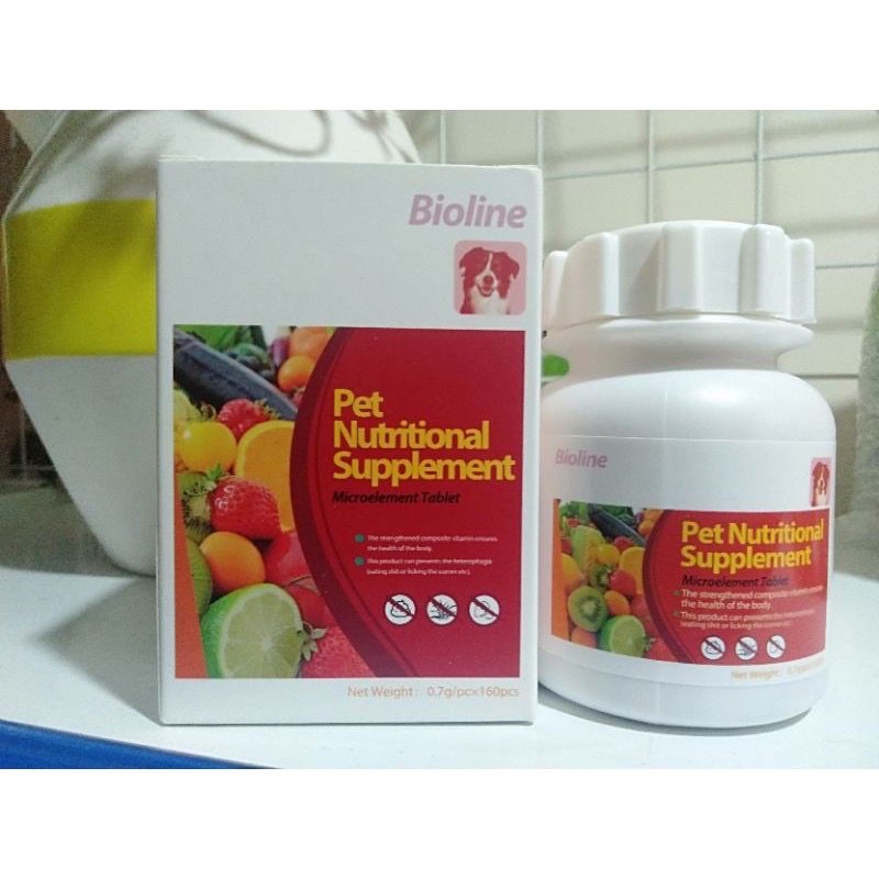 Bioline 160v Dog Blood Tonic Tablets | Shopee Malaysia