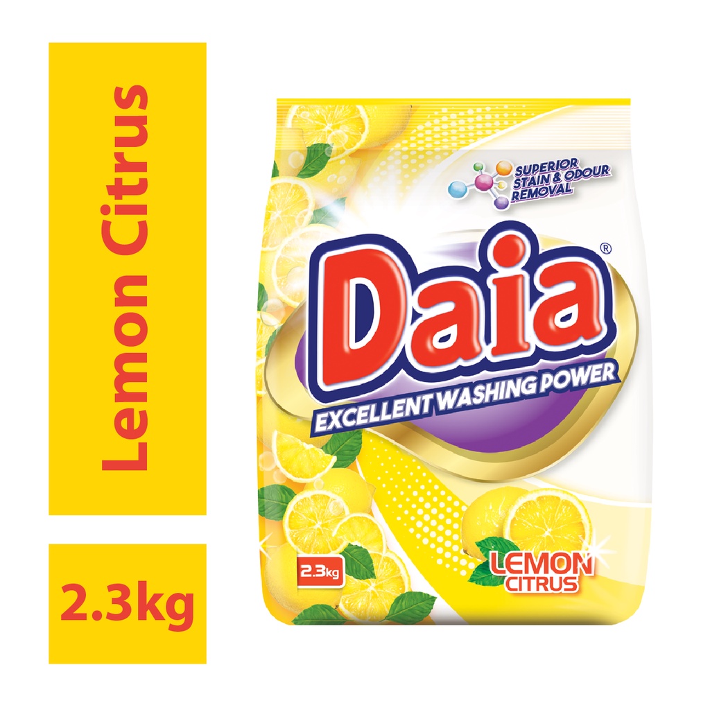 Daia Detergent Powder Lemon Citrus 2.3kg | Shopee Malaysia