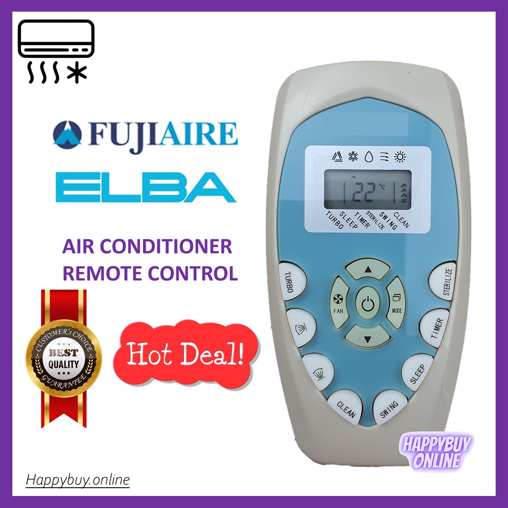 ELBA Furejiaire Air Cond Aircond Air Conditioner Remote Control ...