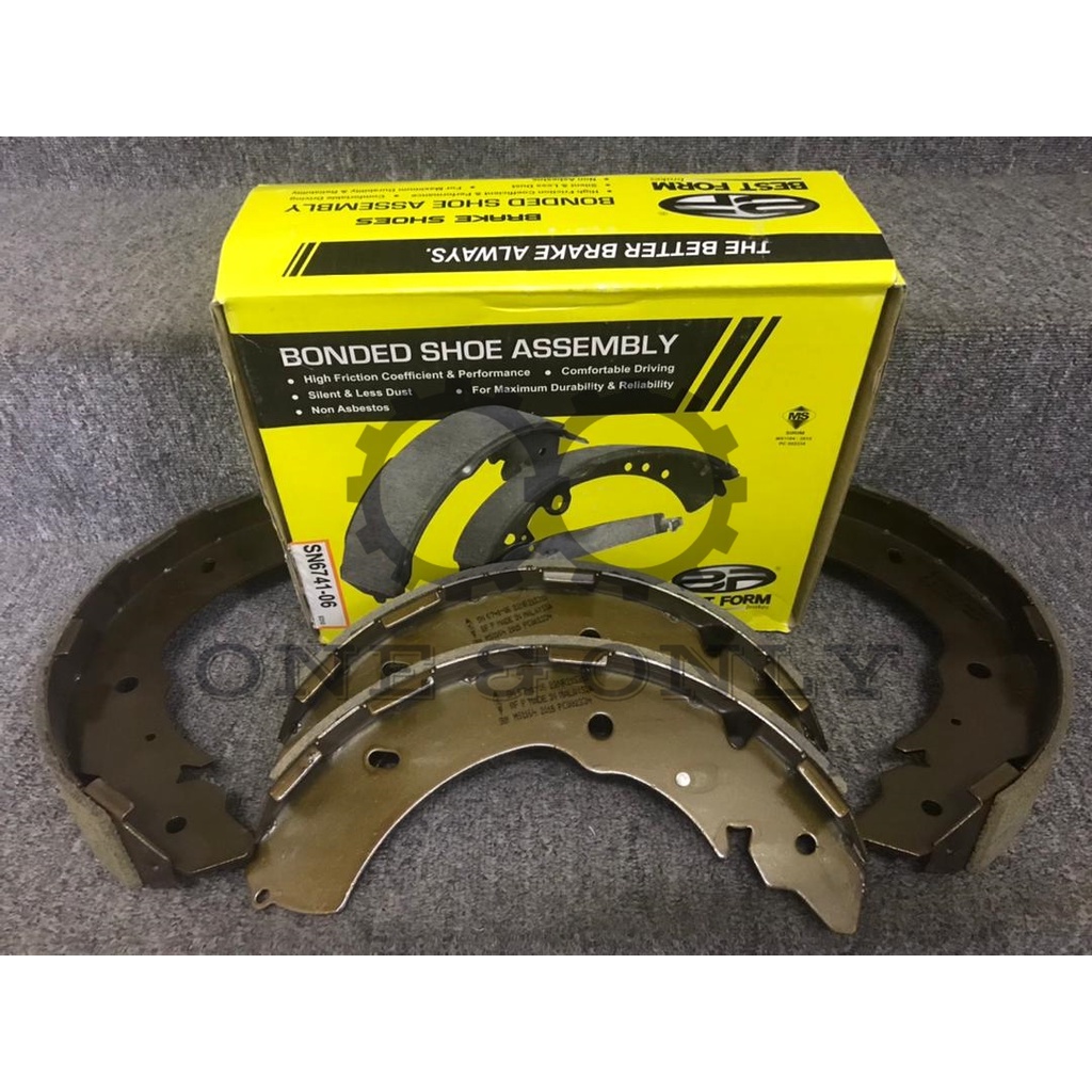 BEST FORM BRAKE SHOE REAR MITSUBISHI TRITON KB4T 2.5 4WD PAJERO SPORT ...