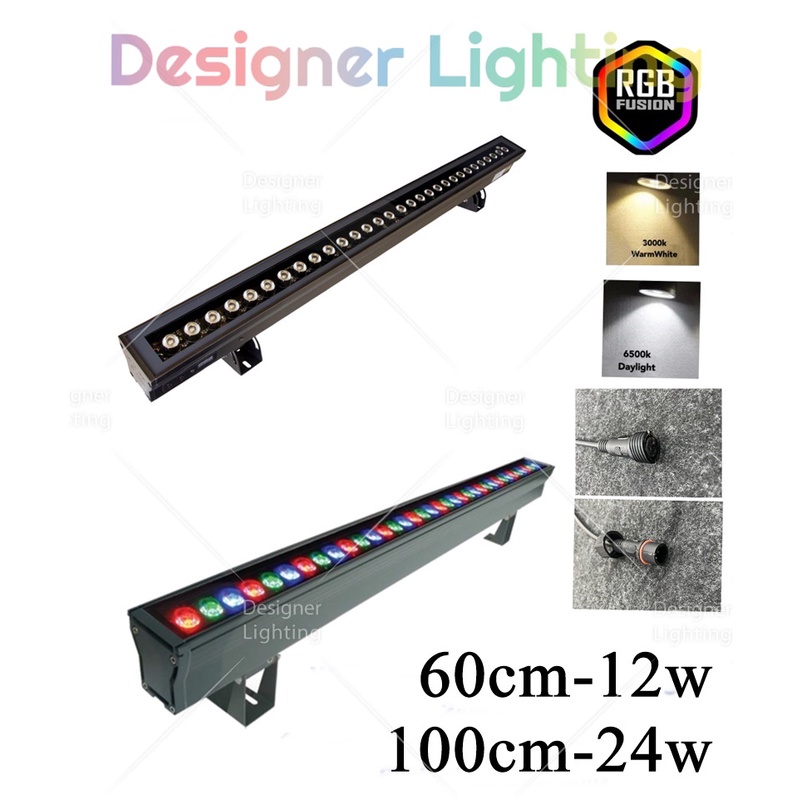 Outdoor Wall Spotlight Wall Washer Lampu Panjang Weather Proof ...