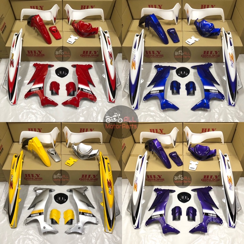 Y125 Y125Z BODY COVER SET Y125ZR 125Z COVERSET RED BLUE YELLOW SABIT ...