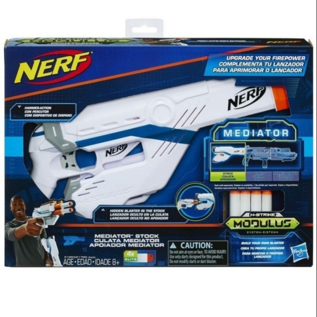 Hasbro Nerf 100% Authentic N-Strike Elite Modulus System Mediator Stock ...